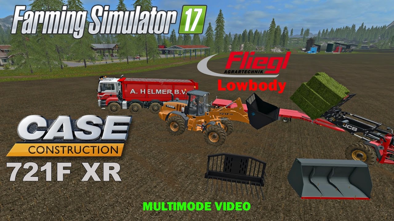 FS | 17 | Mods CASE 721F And NEW Attachemnts For Wheel Loaders - YouTube