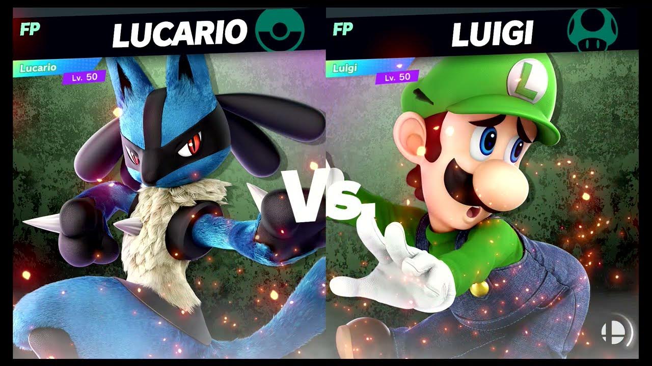 Super Smash Bros Ultimate Amiibo Fights – 6pm Poll Lucario vs Luigi - YouTube
