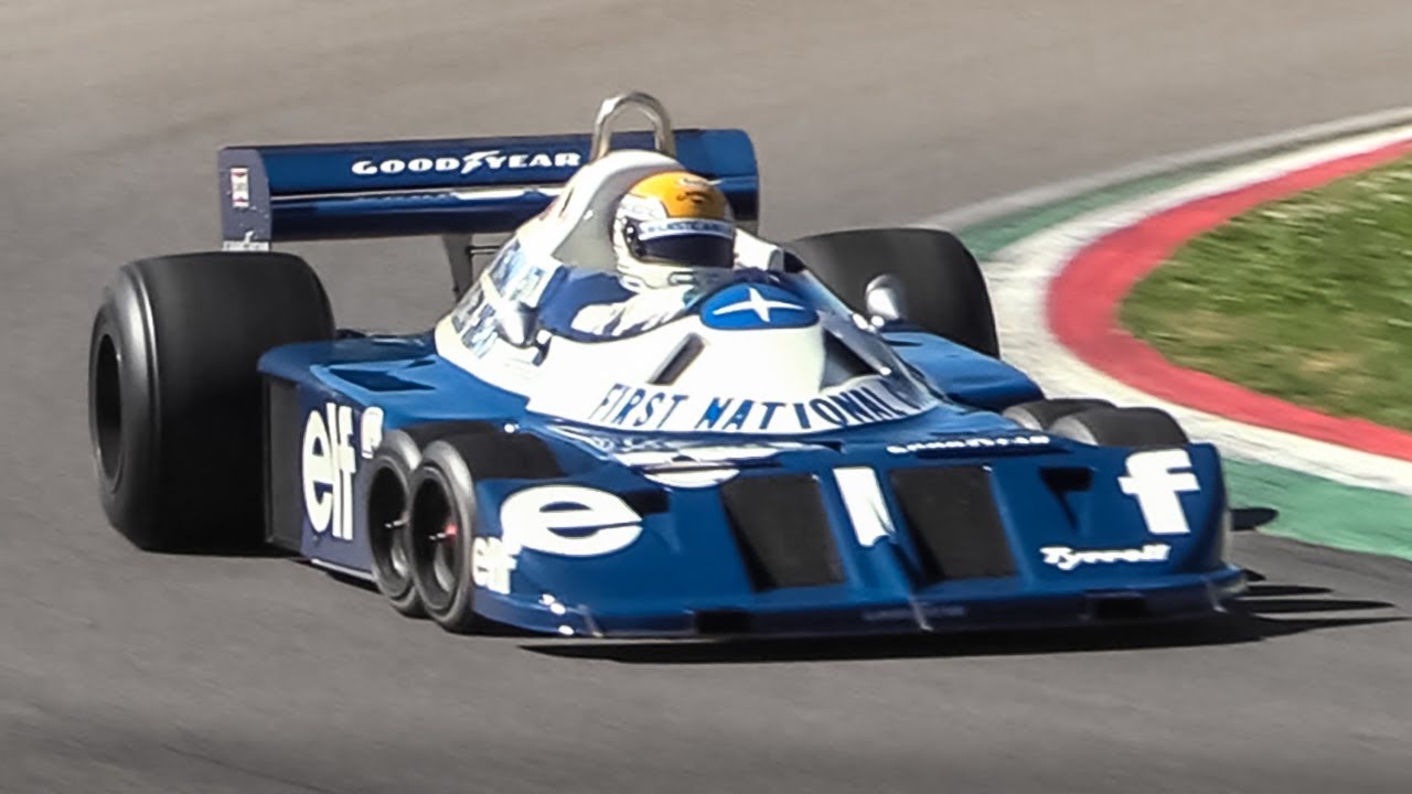 Legendary 6 wheeled 1977 Tyrrell P34 F1 Car At Imola Circuit YouTube