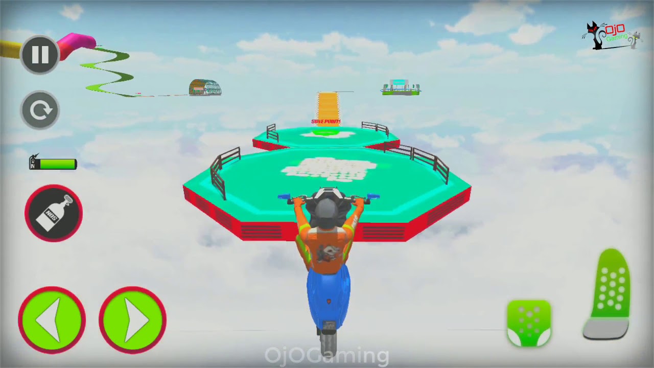 3D Scooter Stunt Game:Extreme GT Racing Bike Stunt Race Gaming LEVEL:11 ...