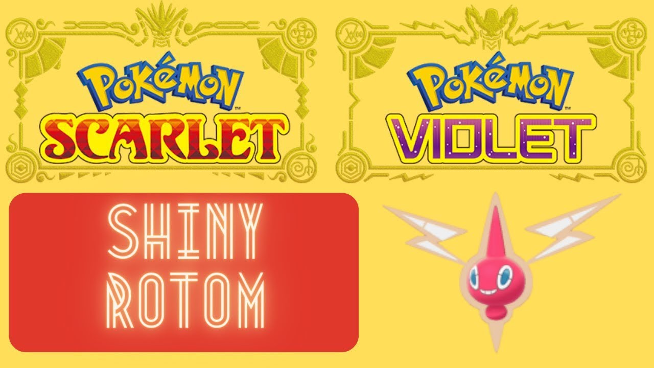 Pokémon Violet shiny Rotom - YouTube