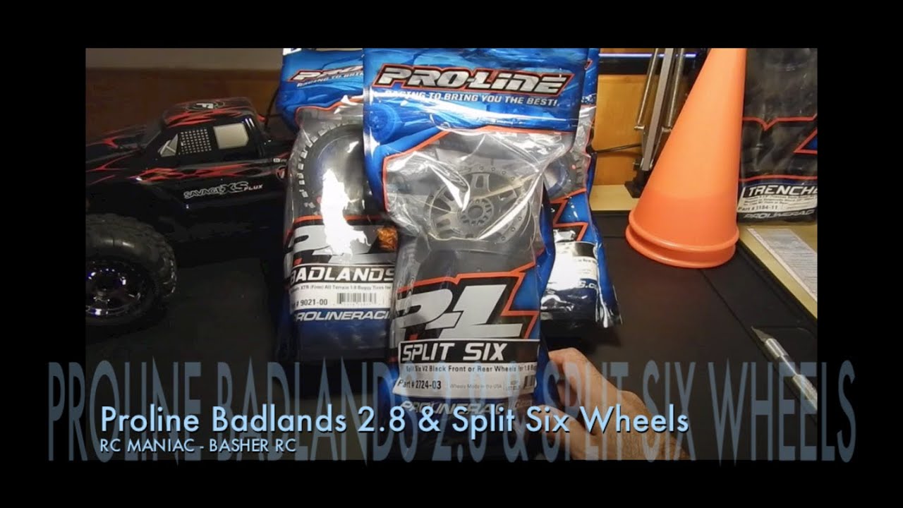 Proline Badlands & Split Six Wheels - YouTube