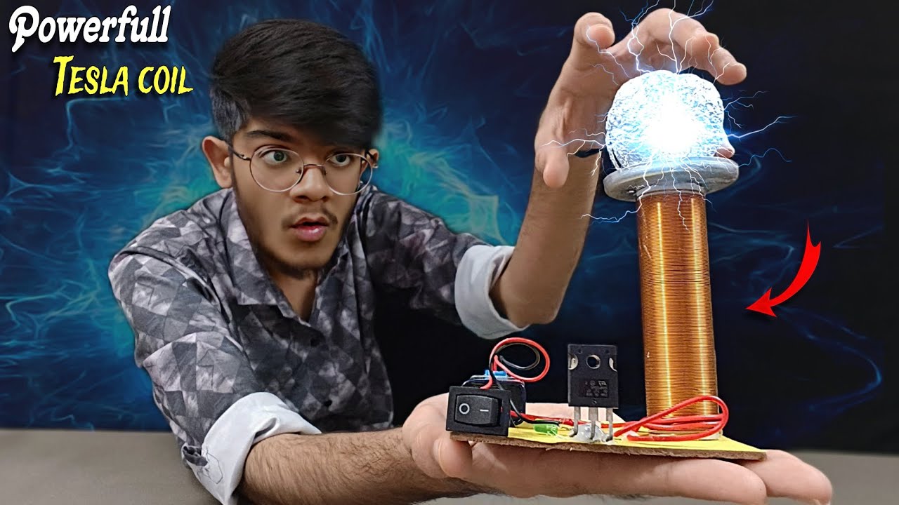 क्या ही Power हे इसकी 😮 - How to Make Powerfull Tesla Coil - Long Range ...