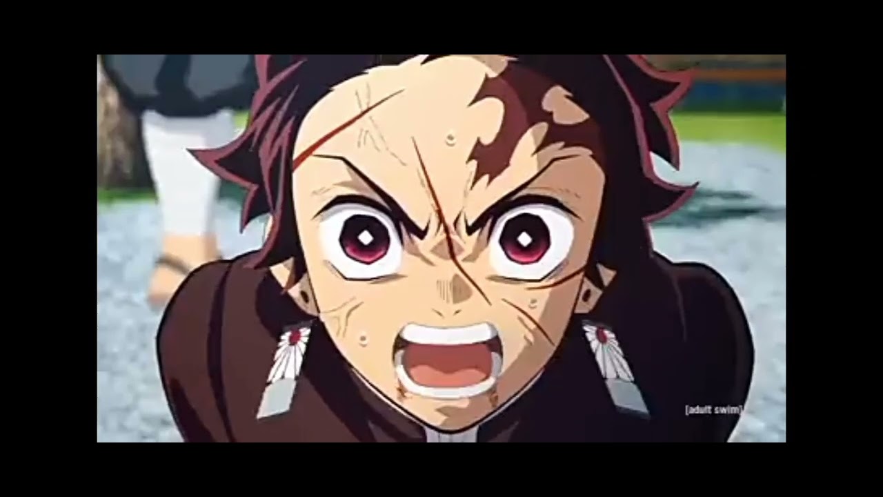 demon slayer: tanjiro get angry - YouTube