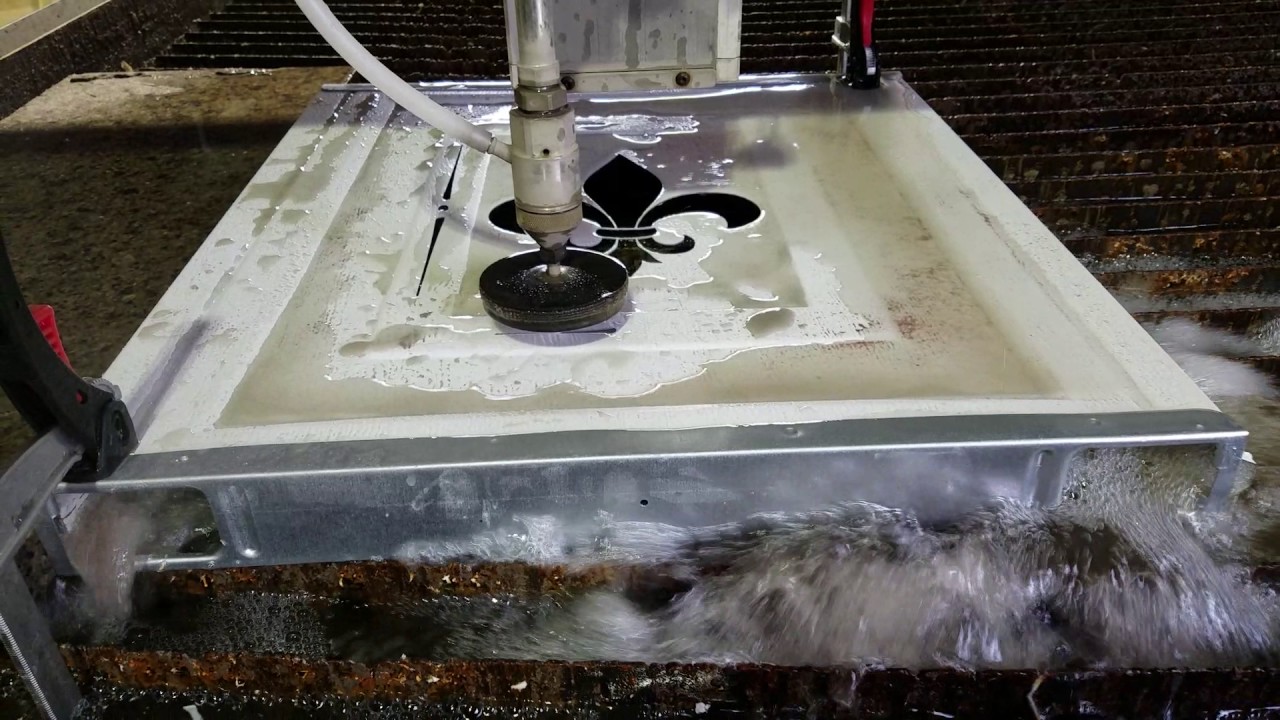Waterjet - Garage Panel Design - YouTube