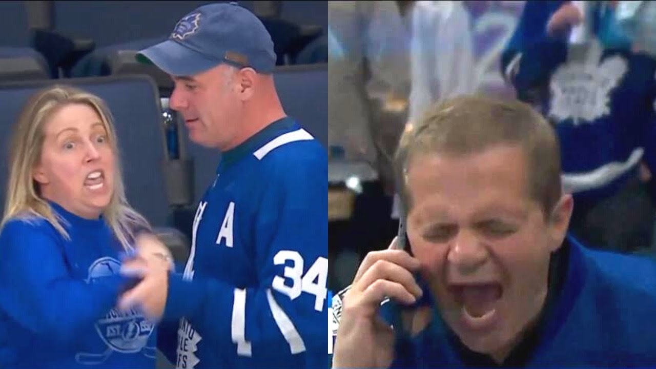 These Leafs fans had the (actual) best reactions to last night's win ...