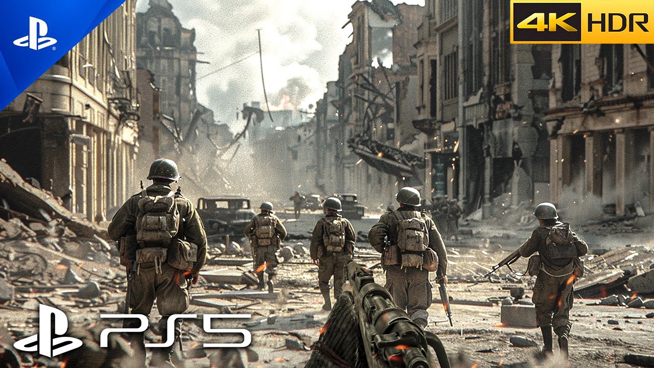 (PS5) America's Stalingrad Battle of Aachen | Realistic Immersive ULTRA ...