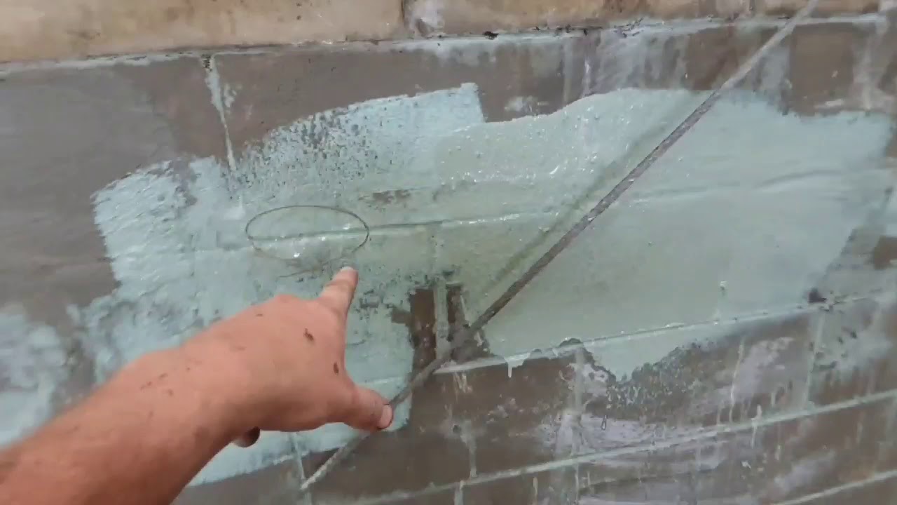 Basement Waterproofing. Negative membranes for basement retaining wall ...