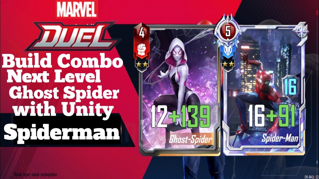 Marvel Duel | Combo Next Level Ghost Spider with Unity Spiderman - YouTube