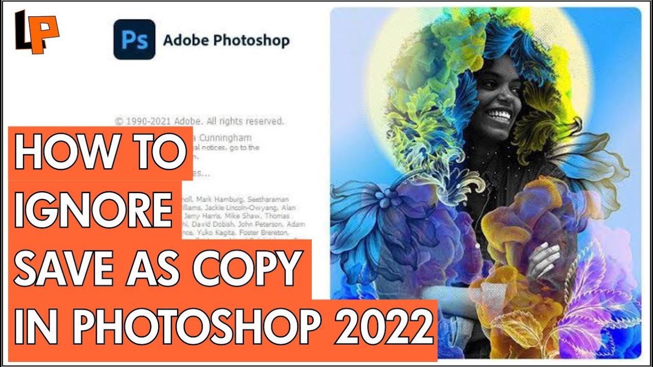 How to fix Save As Copy problem in Adobe Photoshop 2021 with Save As ...