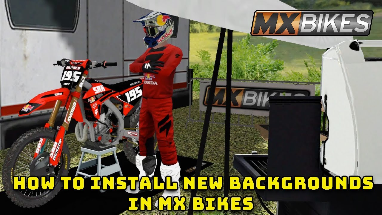 how to install new backgrounds in MX Bikes. - YouTube