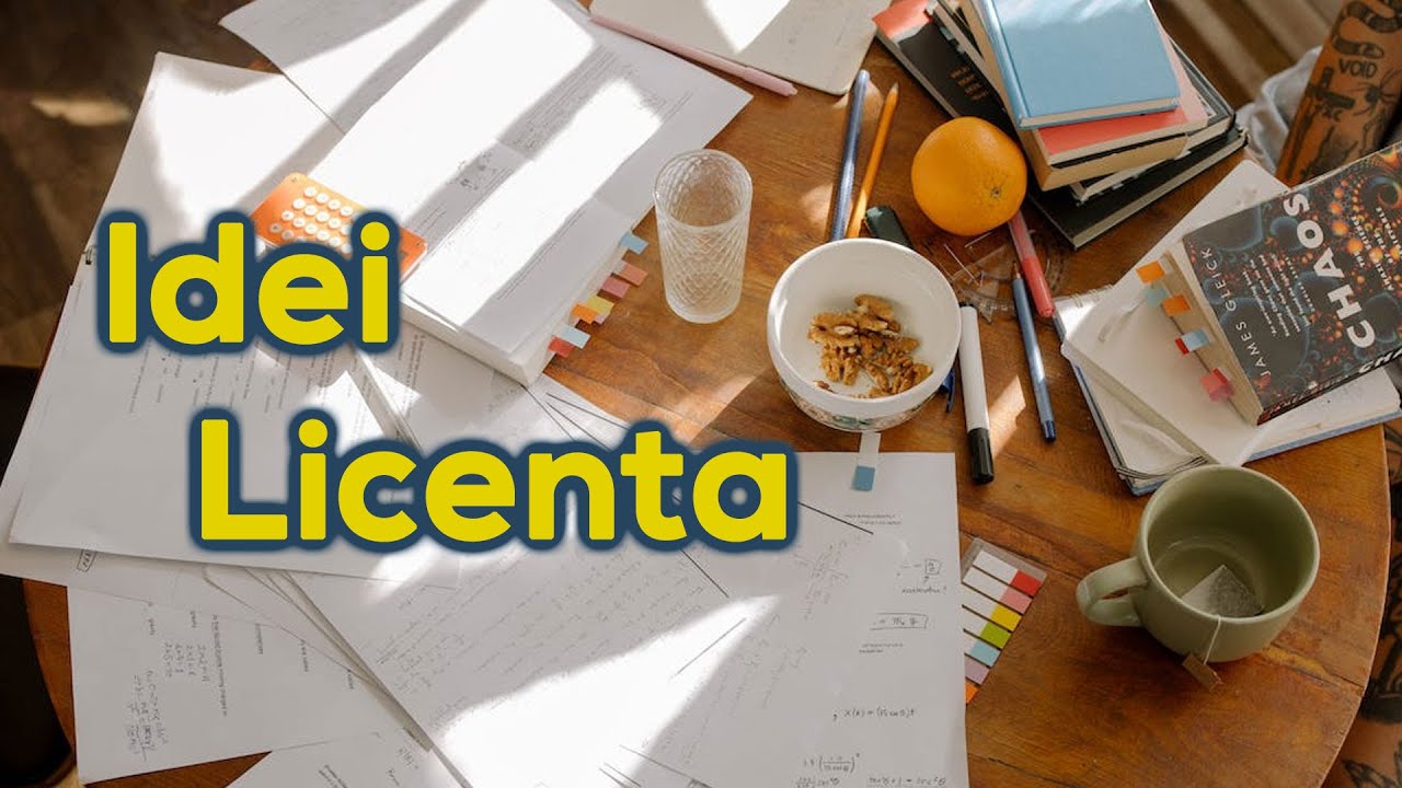 Idei pentru lucrarea de licenta - Informatica - YouTube