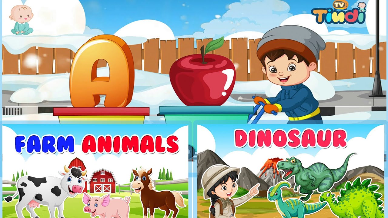 Abc Phonics, Songs | Dinosaur | Farm Animals - YouTube