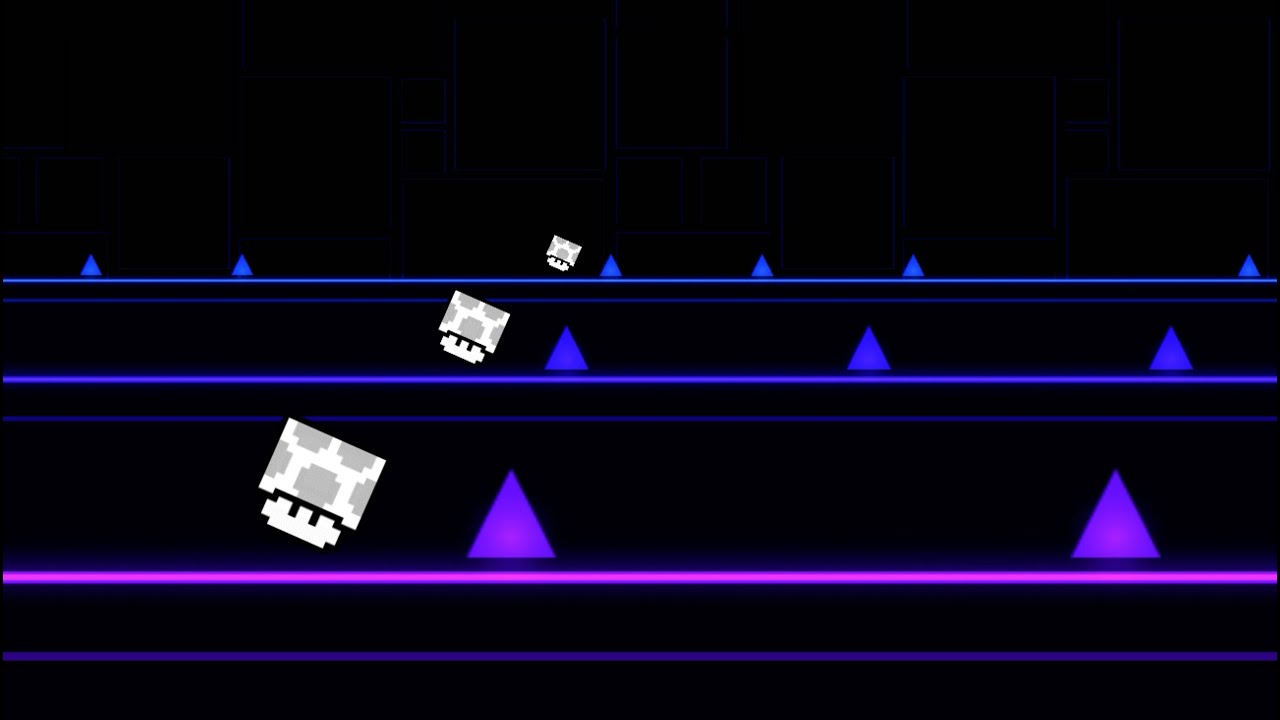Effects of Geometry dash 2.2 on 2.1 - YouTube