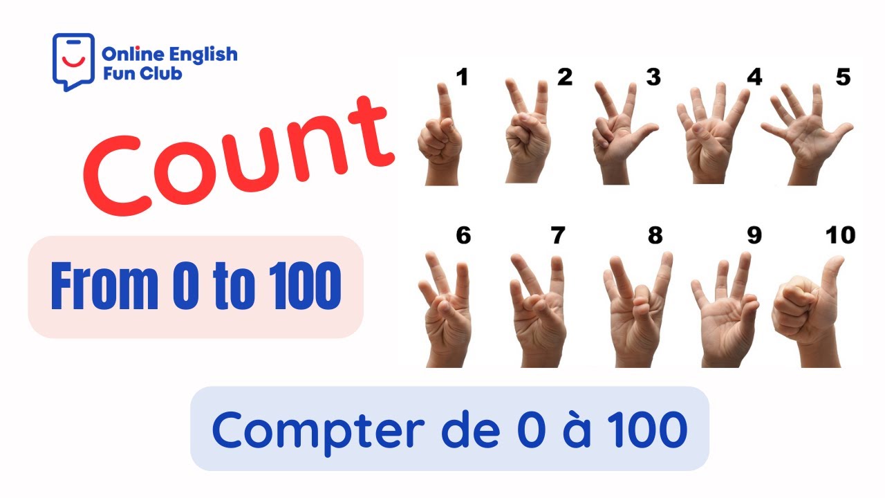 COMPTER DE à 100 en Anglais - YouTube
