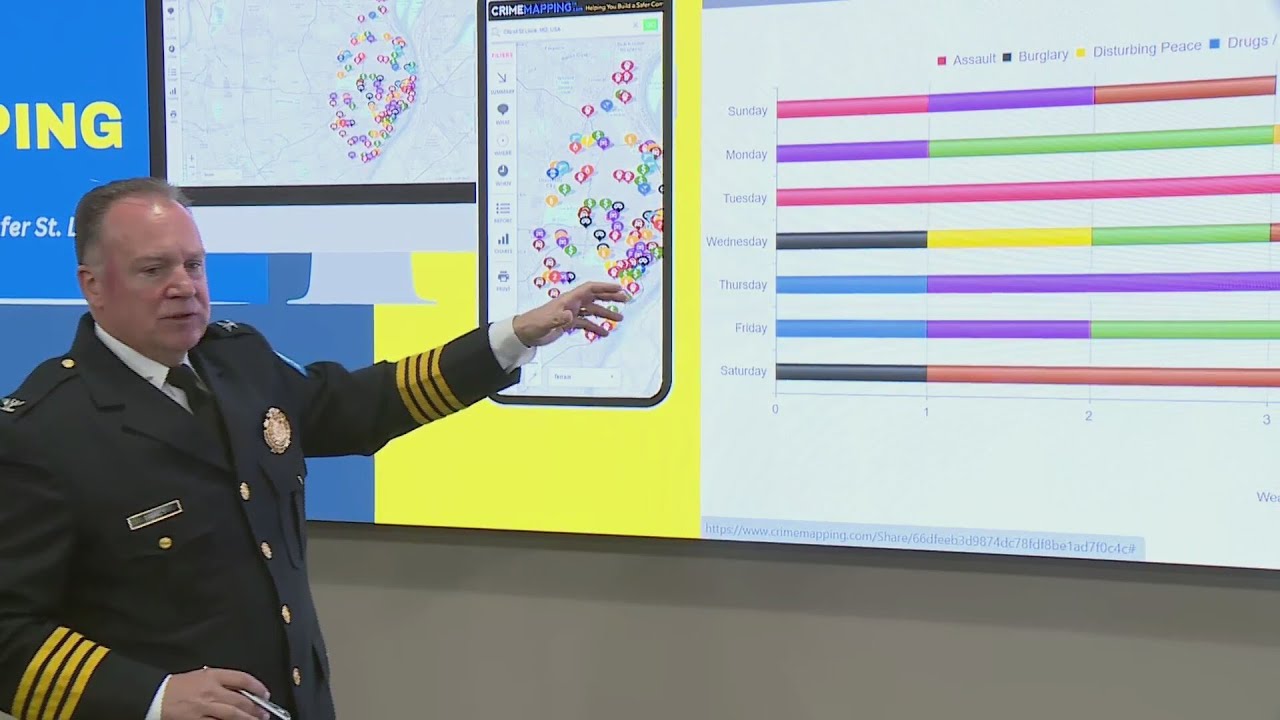 SLMPD launches crime mapping tool - YouTube
