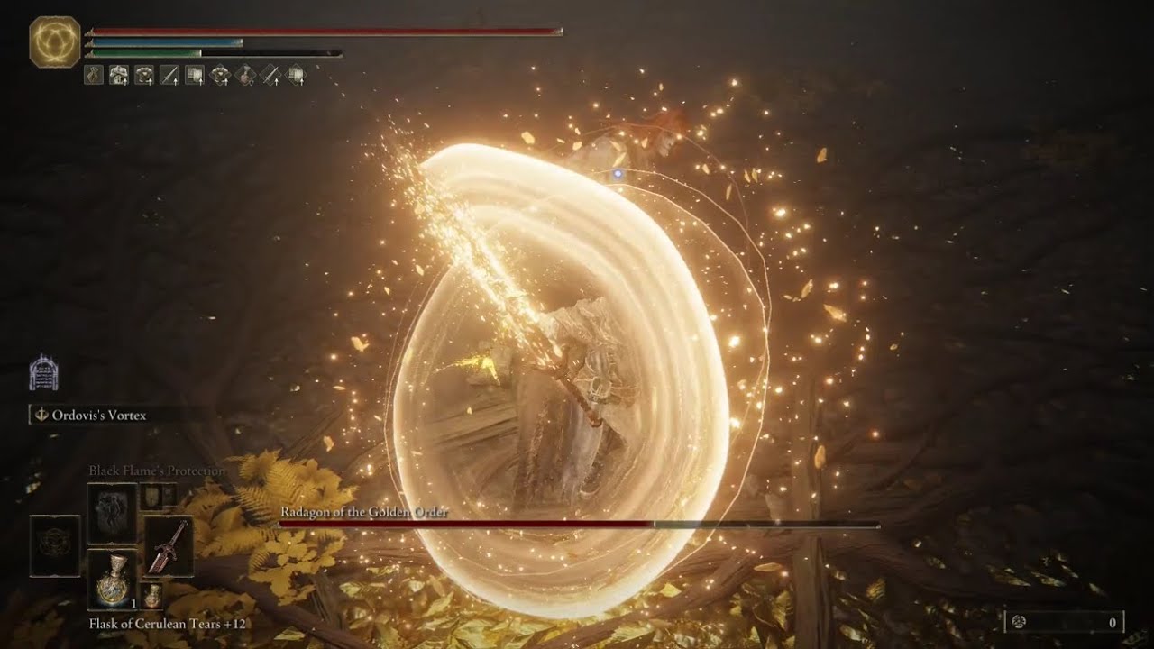 Radagon of the Golden Order [No damage/No hit, Ordovis's Great Sword ...