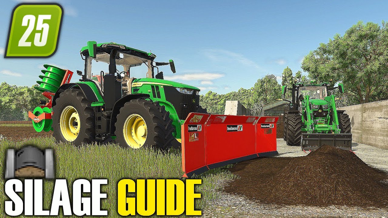 How to Make SILAGE in Farming Simulator 25 - YouTube