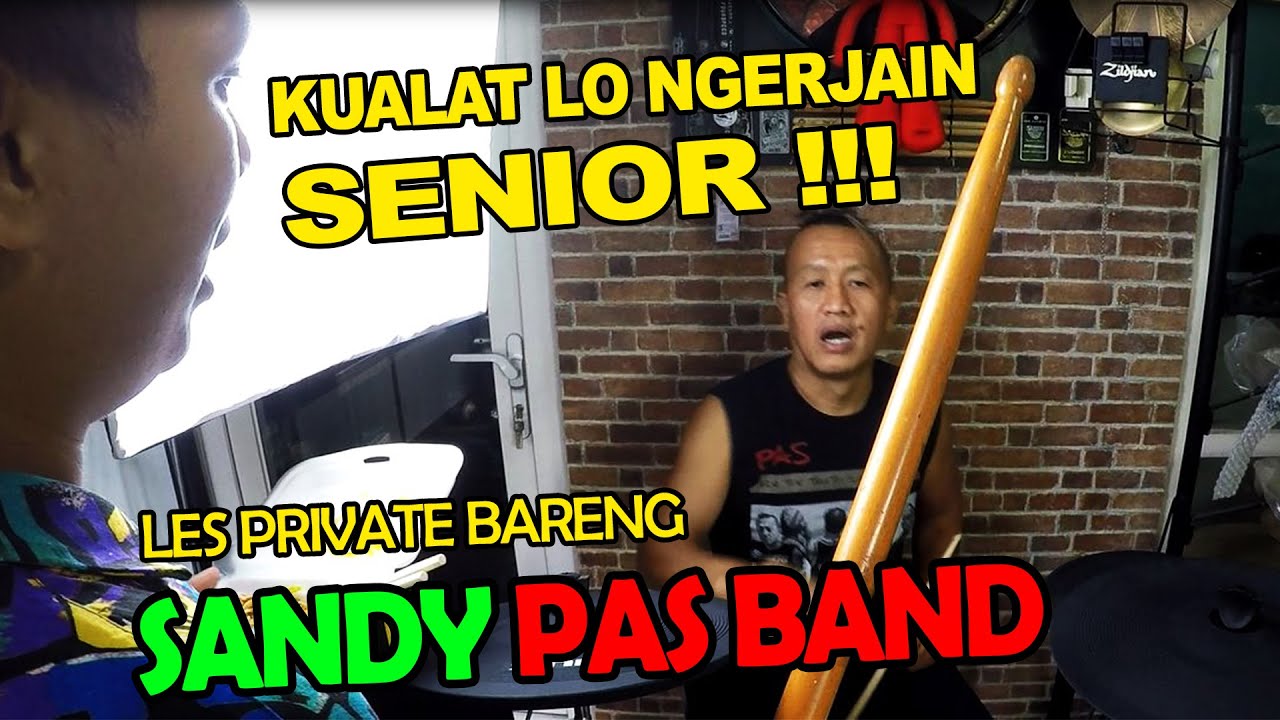 SANDY PAS BAND DITODONG LES !!! NONTON VIDEO INI AUTO JAGO | 20 TAHUN ...