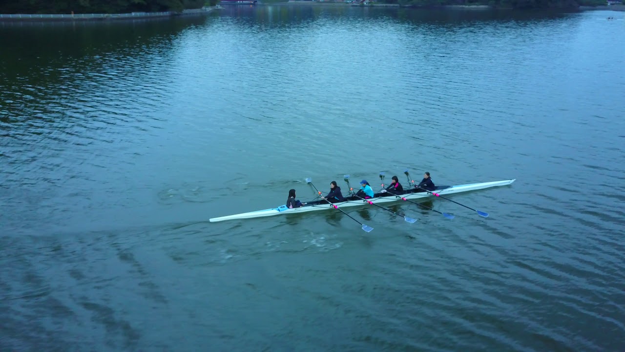 20181016クオド01 coxed quadruple scull rowing - YouTube