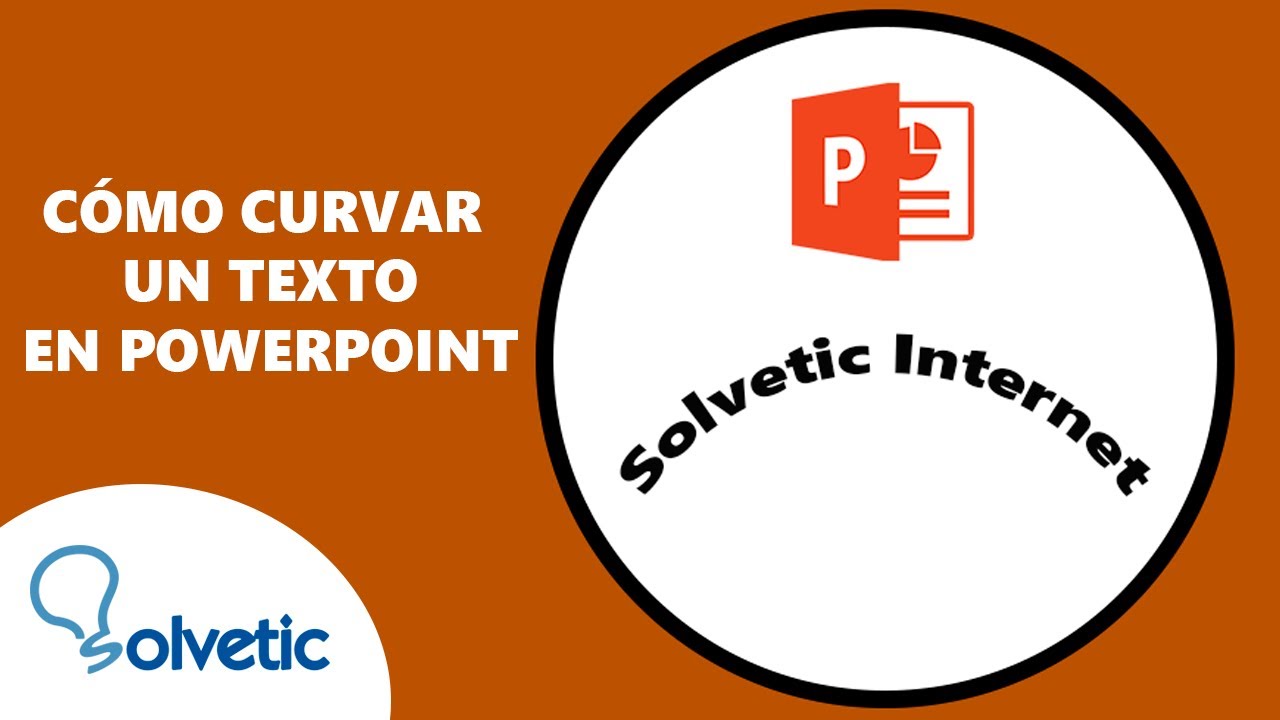 Como Curvar un Texto en Power Point - YouTube