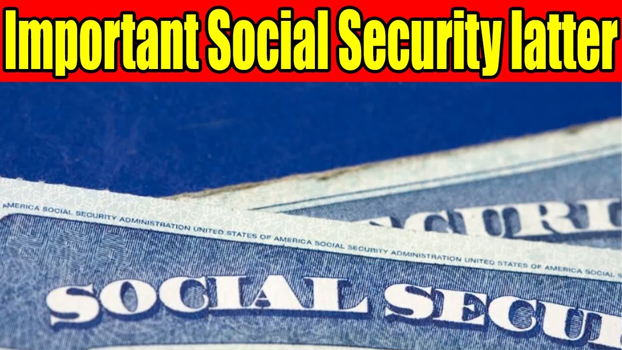 Social Security Letter - Watch for it… It’s Important - YouTube