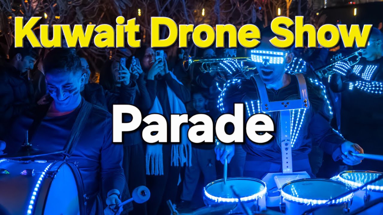 Kuwait Drone Show I Parade Show 2025 I YaHala - ياهلا - YouTube