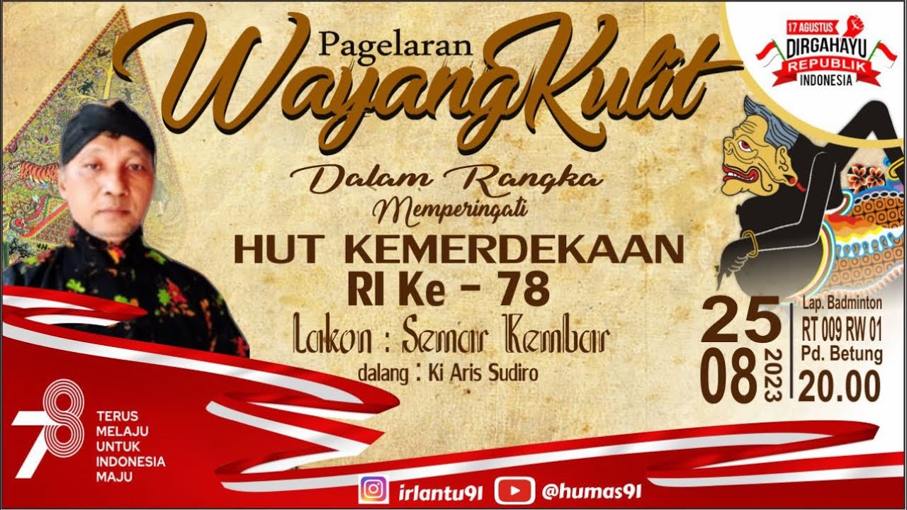 Antusias Penonton Pagelaran Wayang Kulit Semalam Suntuk Di RT 009 RW 01 ...