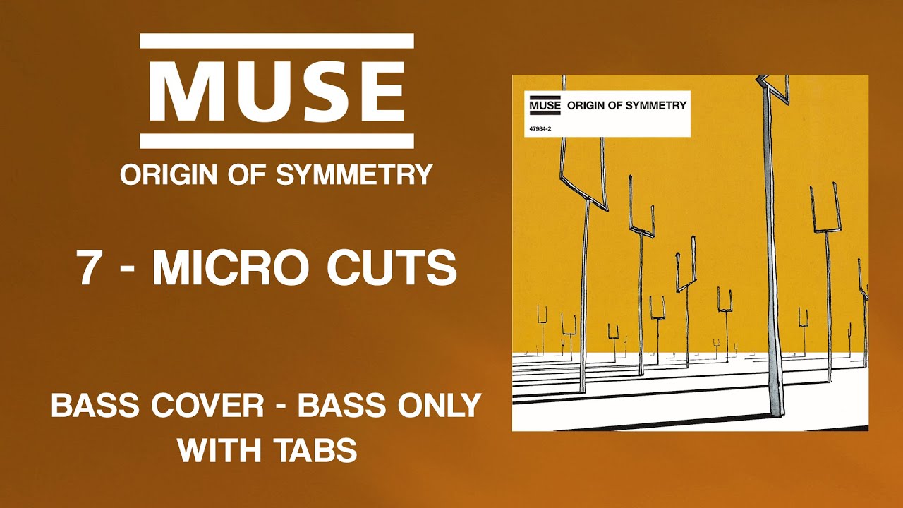 Muse - Micro Cuts (Bass Cover w/ On-Screen Tabs - BASS ONLY) - YouTube