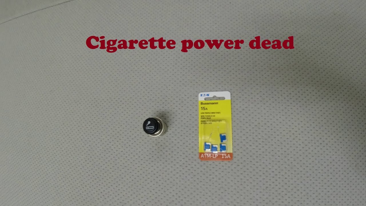2006 Lexus IS350 cigarette lighter outlet has no power - YouTube