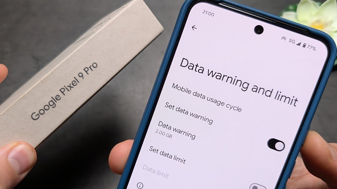 Set Mobile Data Limit or Remove Data Warning on Google Pixel 9 / 9 Pro ...