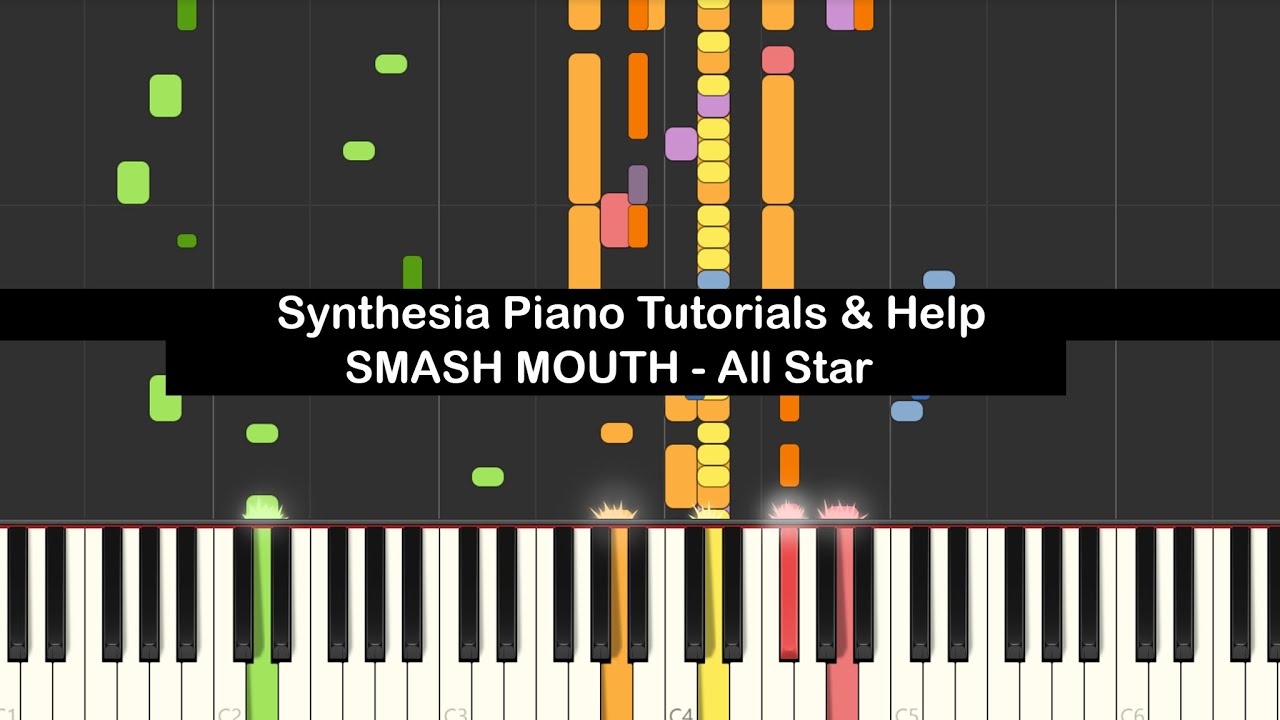 Smash Mouth - All Star MIDI Tutorial - YouTube
