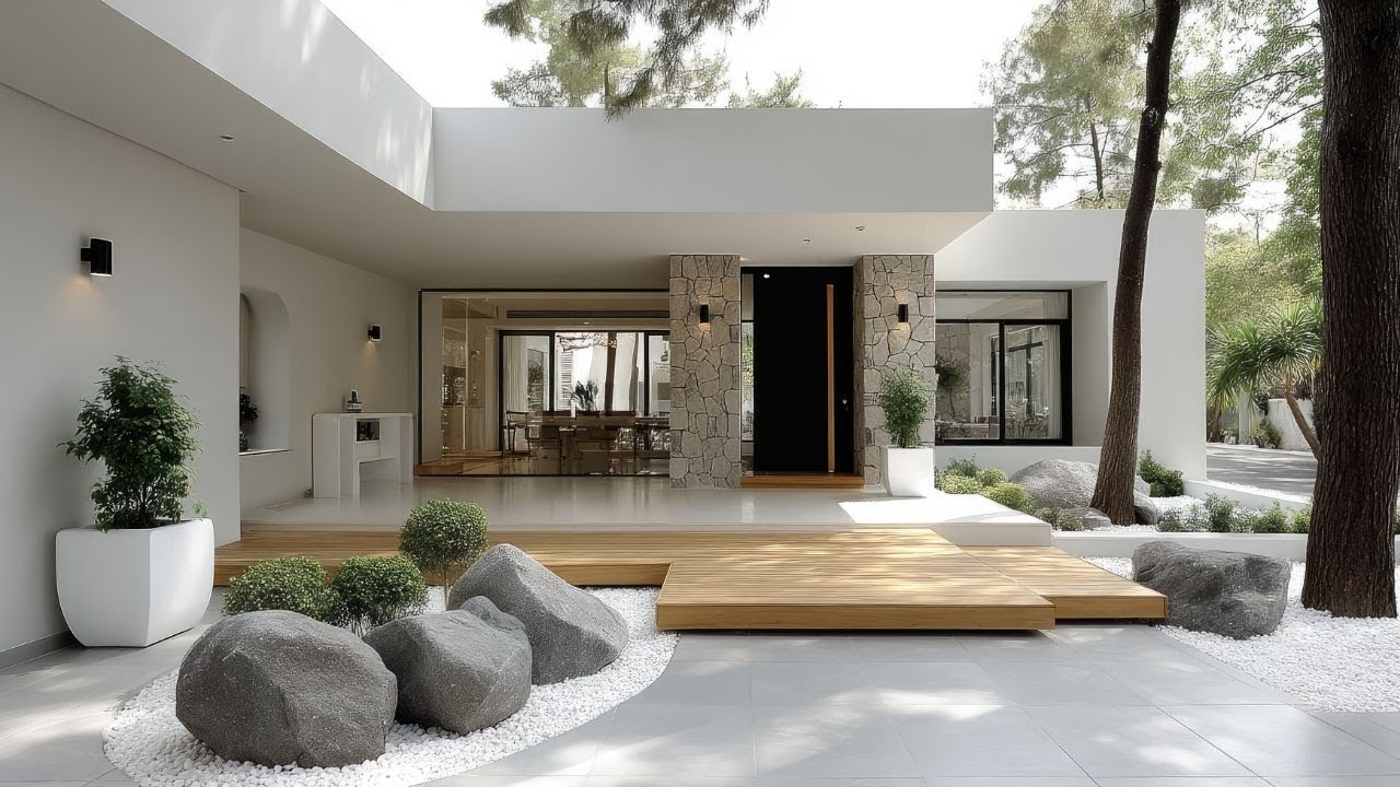 Inside a Minimalist Nature Retreat | Clean Architecture & Earthy ...
