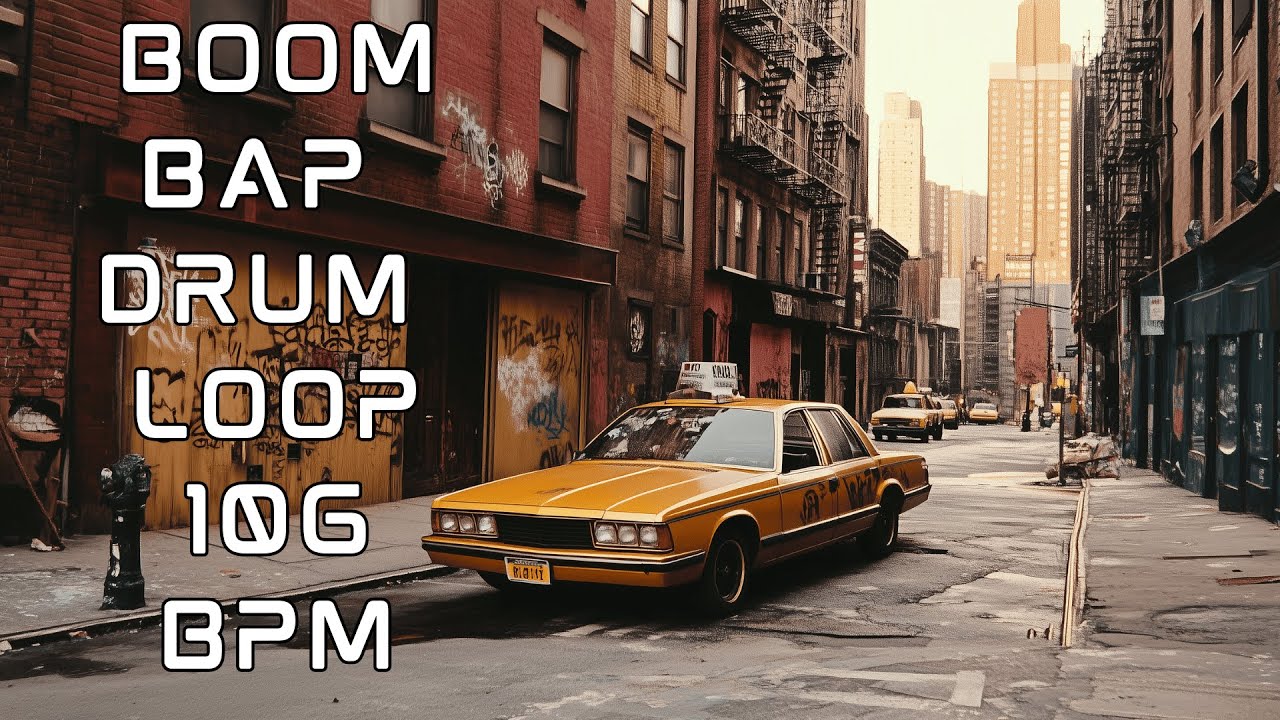 106 BPM Boom Bap Drum Loop – Upbeat Raw Hip Hop Fee - YouTube