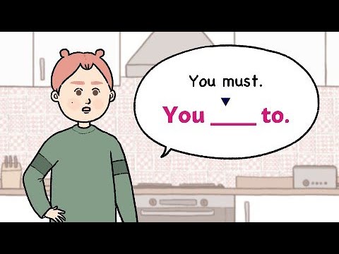 You must = You ____ to | Everyday English with Daily Toons - YouTube