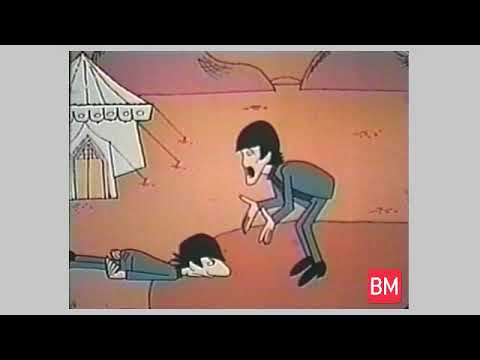 BEATLES CARTOON "RINGO Y GEORGE EN EL CARRUSEL" SKETCH Nº8 * DOBLAJE EN ...