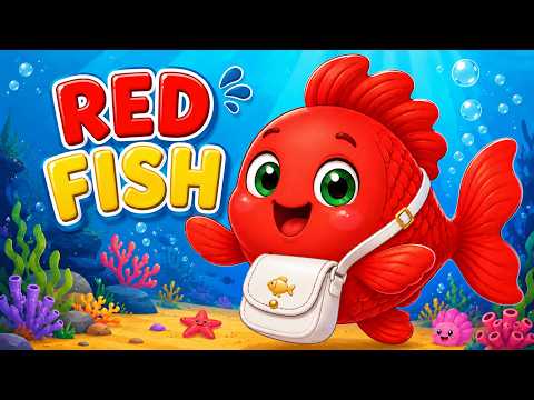 İNGİLİZCE KIRMIZI BALIK 🐟 | Eğlenceli Çocuk Şarkıları ve Bebek Şarkıları | Red Fish Song for Kids