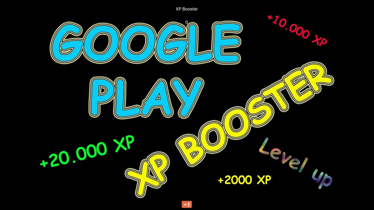 Google Play - XP Booster - YouTube