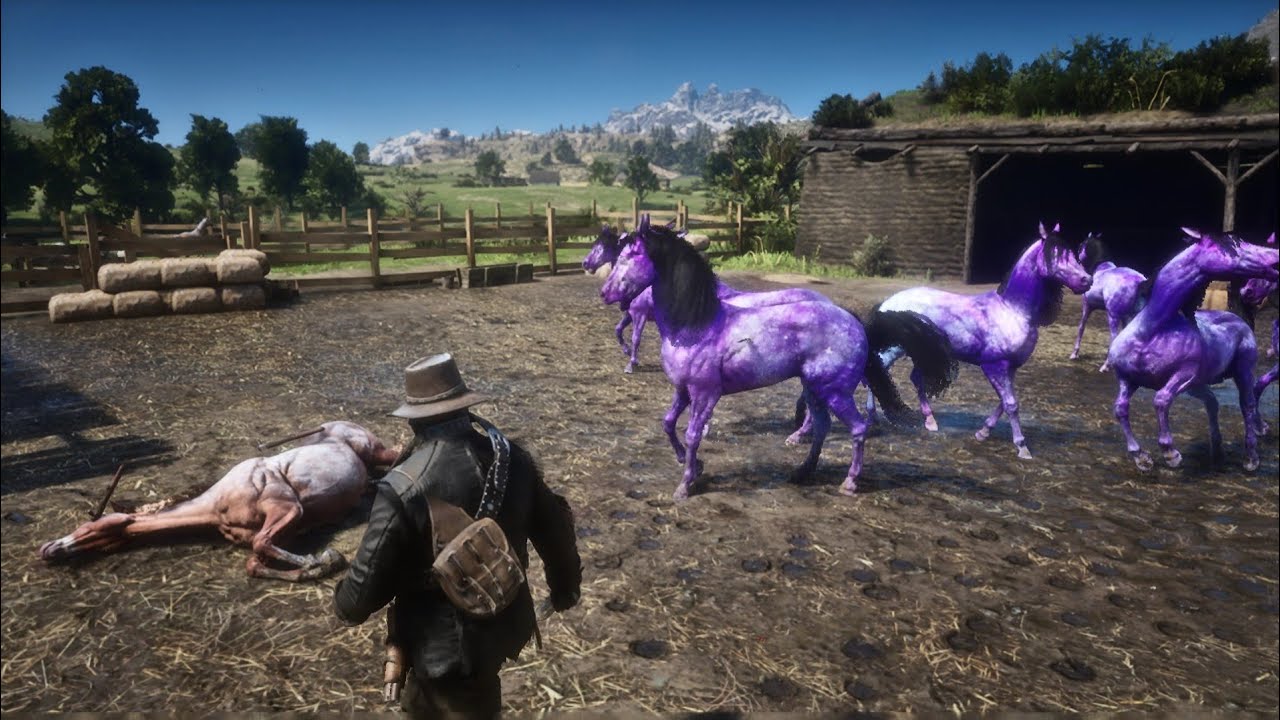 RDR2 - Hunting Astra horses - YouTube
