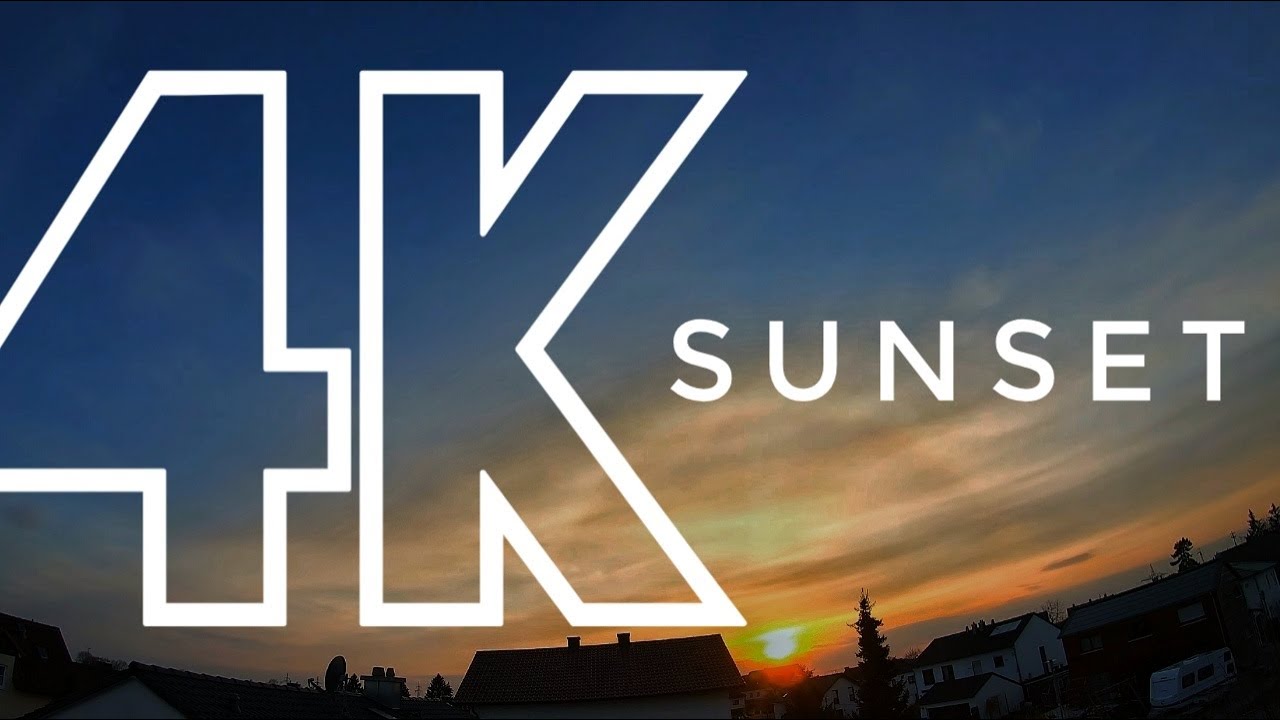 SPECTACULAR Sunset Timelapse in 4K/30FPS Filmed With GoPro Hero 7 Black ...