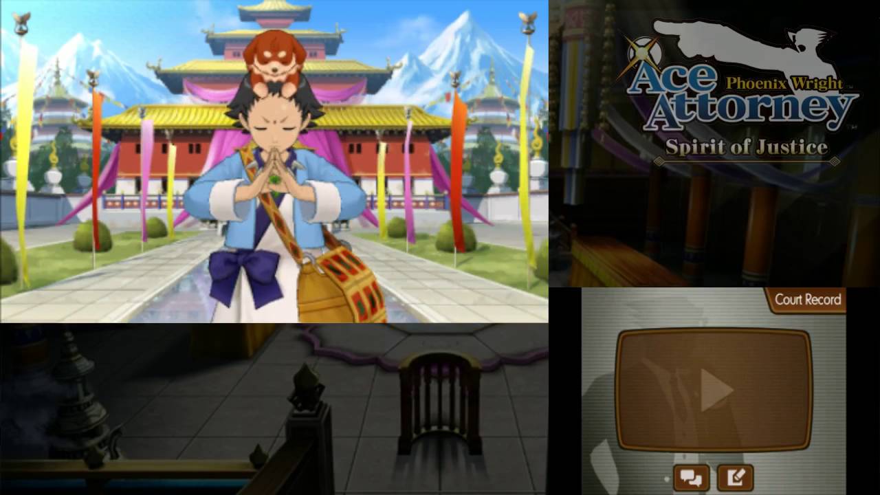 [Blind Gameplay] Ace Attorney: Spirit of Justice - Case 3 Investigation ...