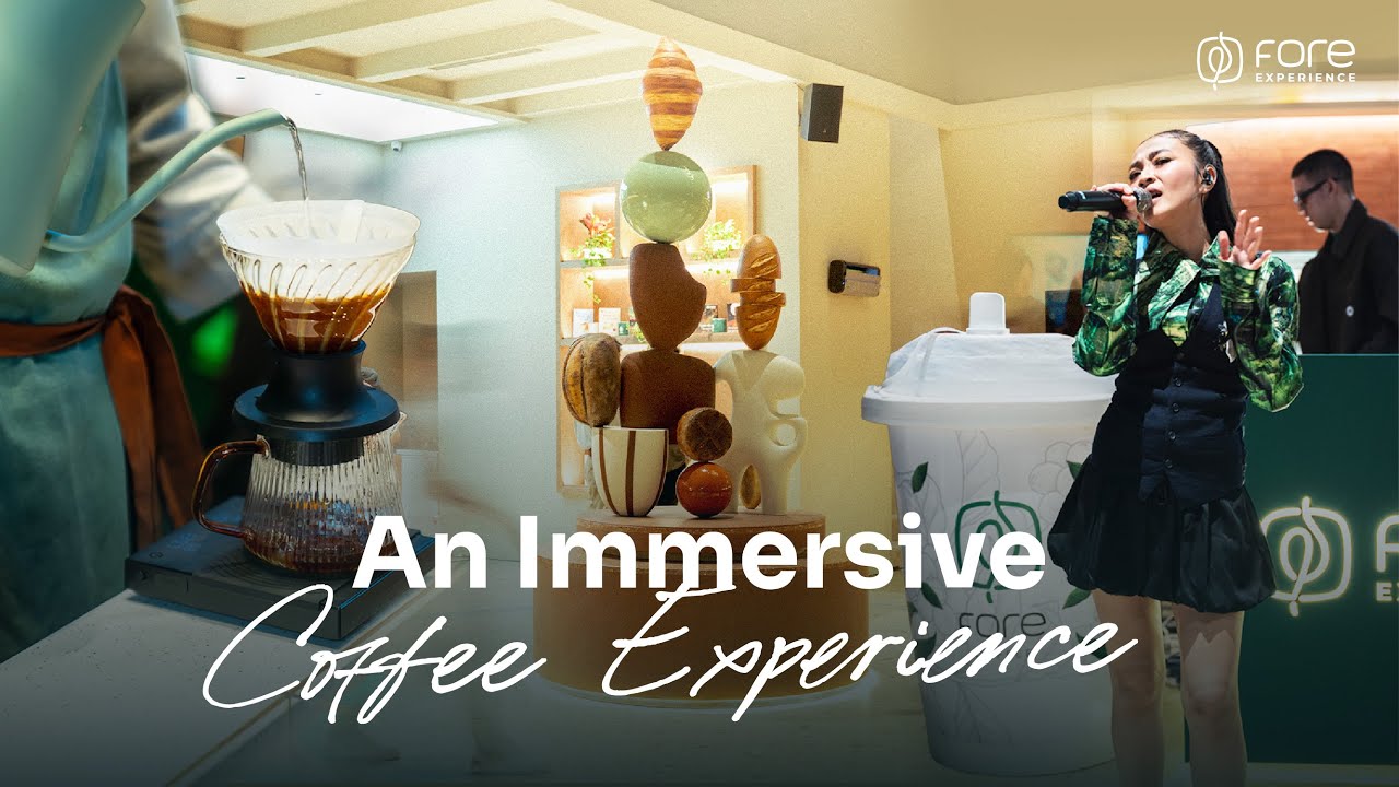 An Immersive Coffee Scene at FORE Experience - YouTube