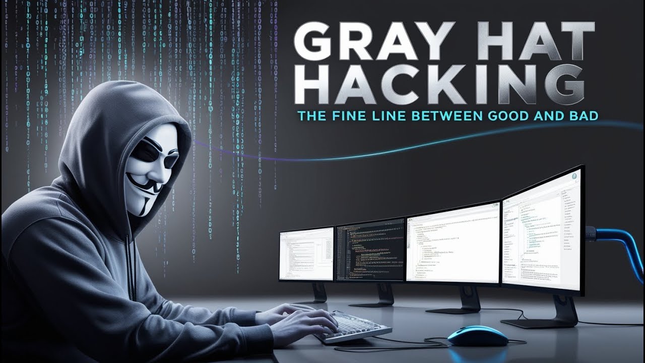 Gray Hat Hacking Explained: The Fine Line Between Good and Bad - YouTube