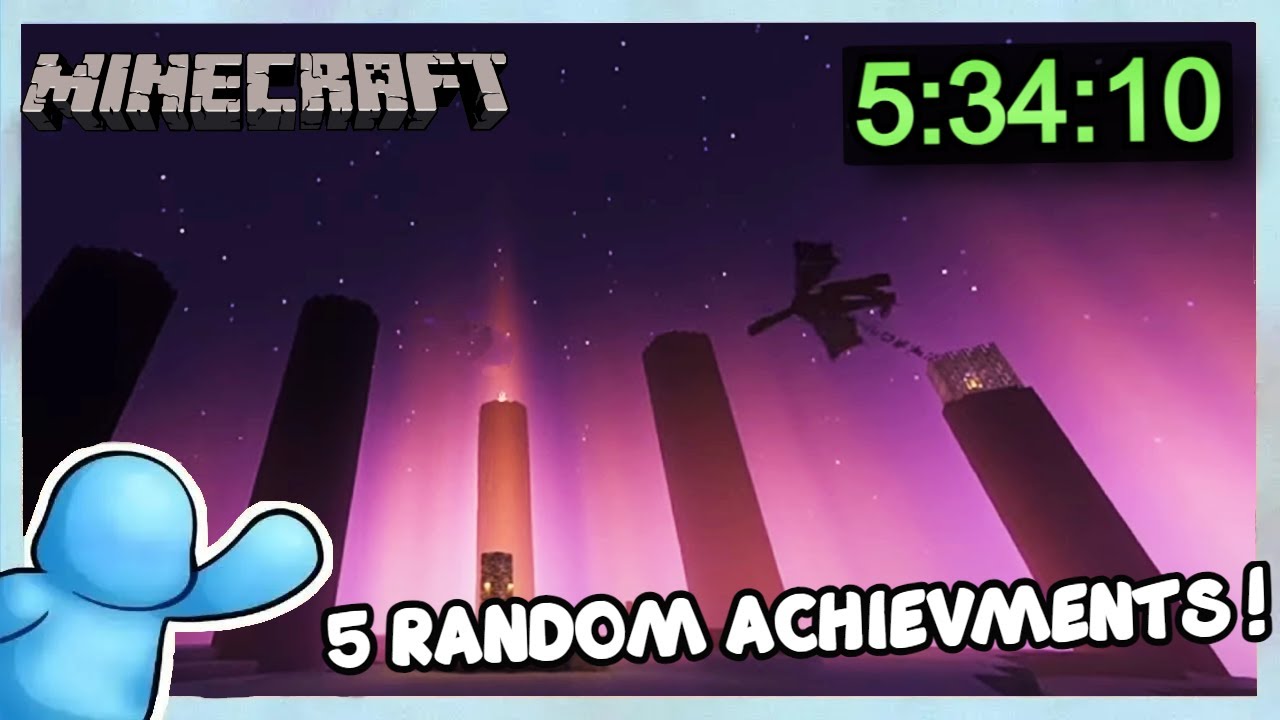 Stream doesn't end until I get these random achievements! | Minecraft ...