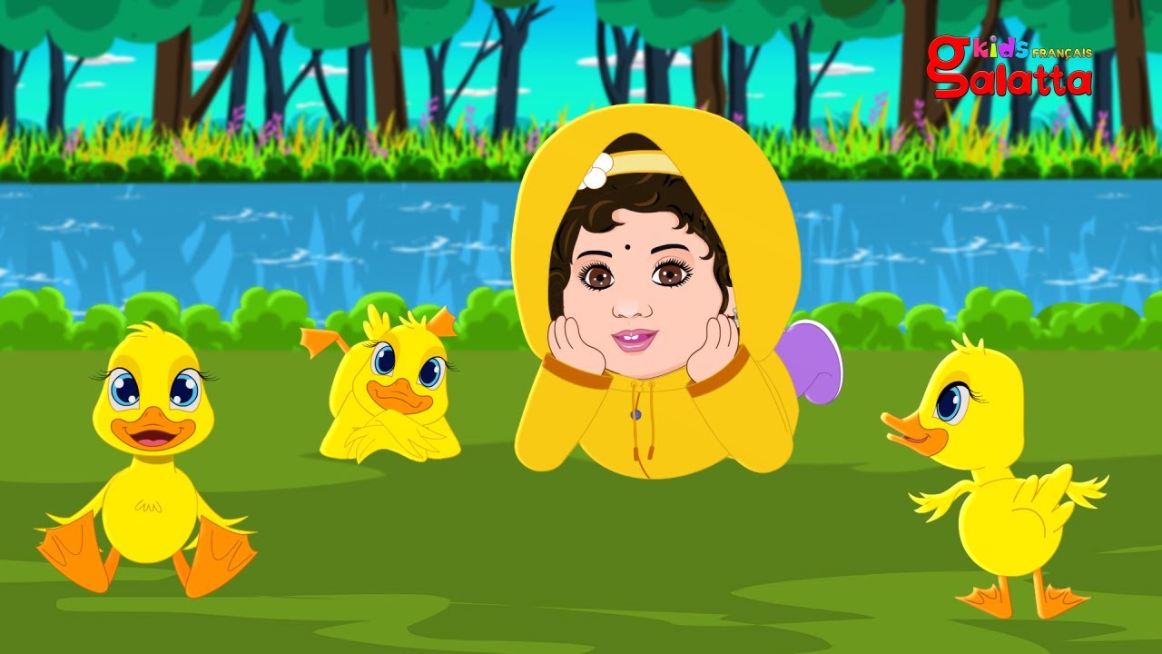 Coin Coin Canards – Canards dans l’étang | French Nursery Rhymes for ...