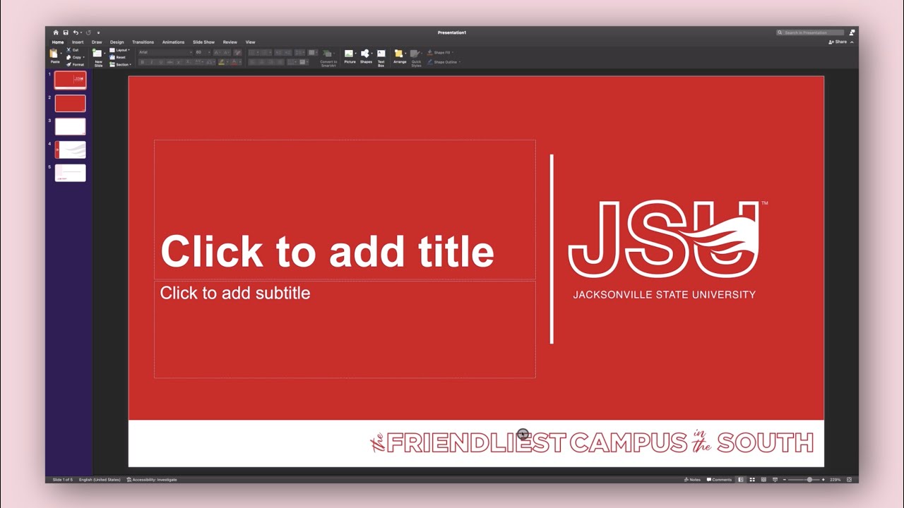JSU PowerPoint Tutorial - YouTube