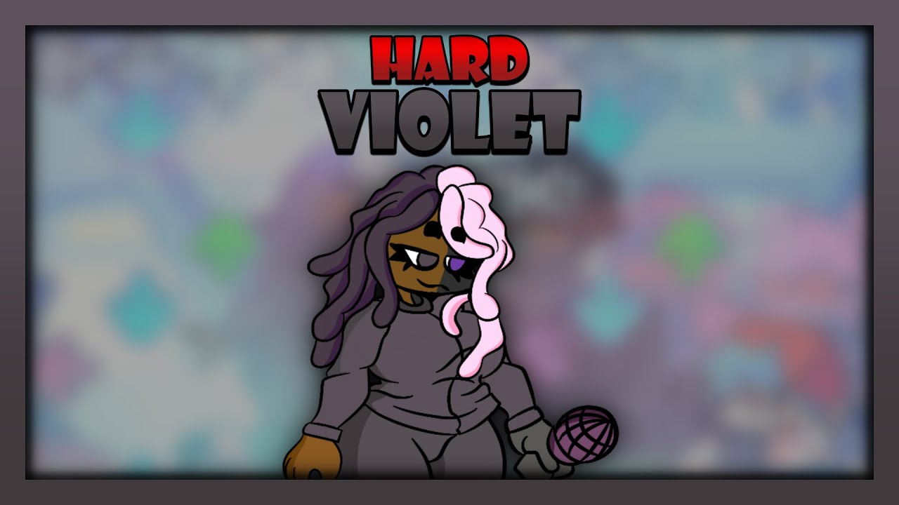 Friday Night Funkin' - V.S. Violet Mod (Beta) - FNF Mod Hard - YouTube