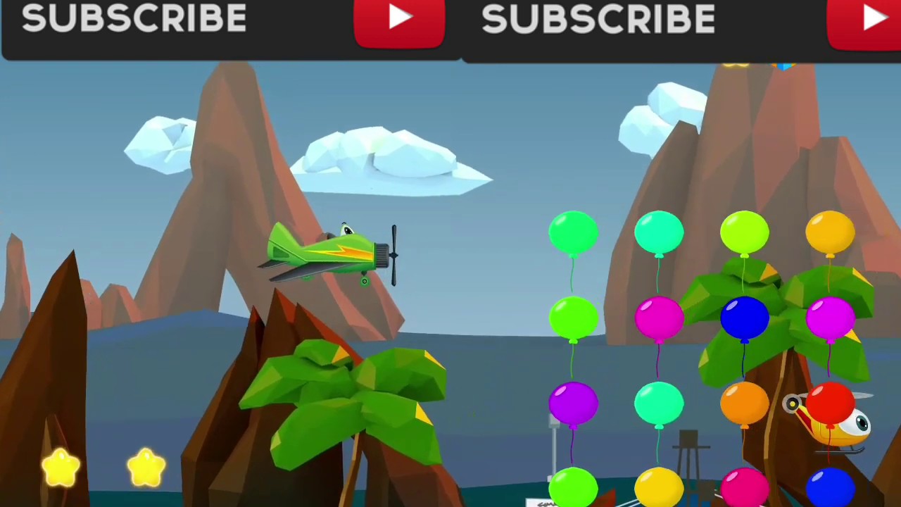 Fun kids plane||kids play cartoon aeroplane ||Aeroplane game|| - YouTube