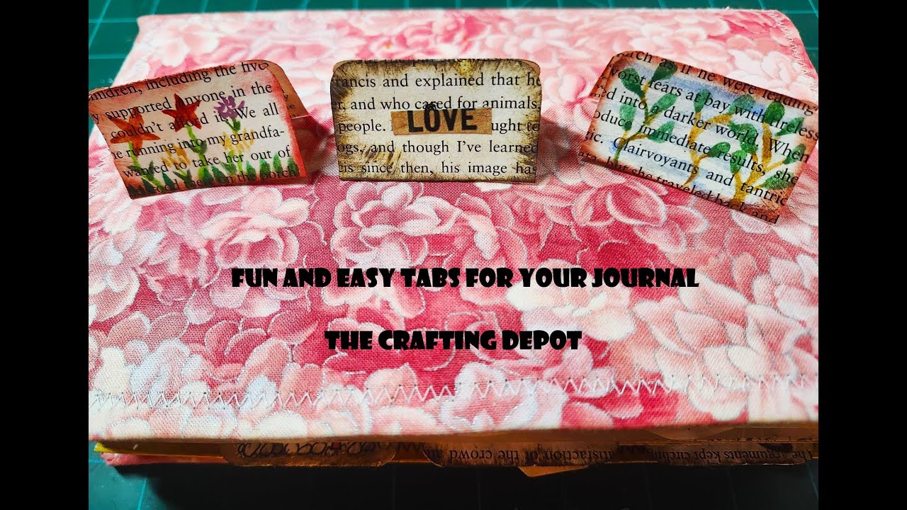 Fun and Easy Tabs for your Junk Journals - YouTube