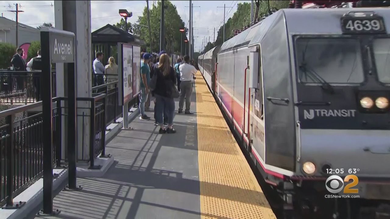 New Jersey Transit Celebrates New Service To Woodbridge Township - YouTube